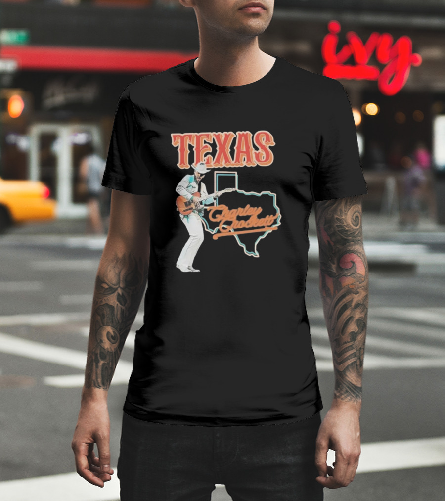 Texas Charley Crockett Cowboy Music T-Shirt