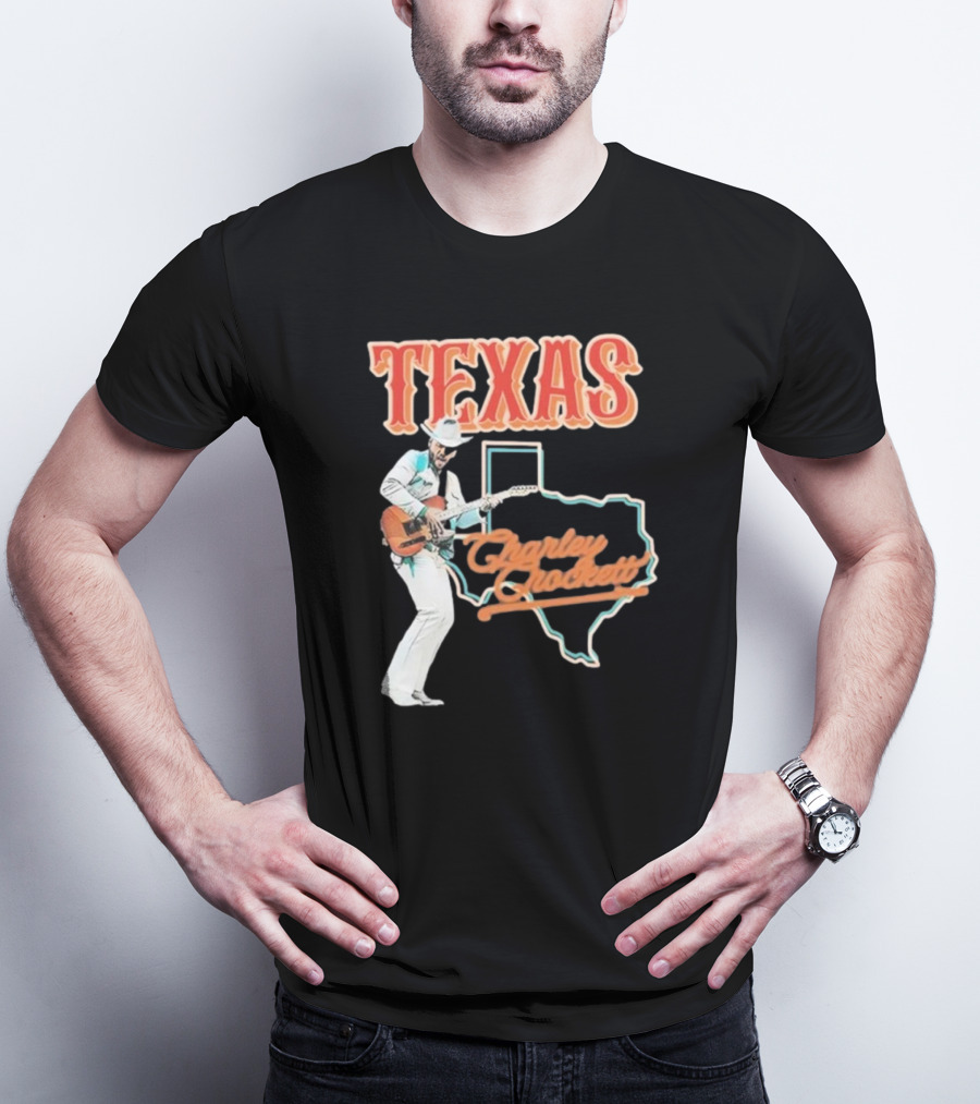 Texas Charley Crockett Cowboy Music T-Shirt