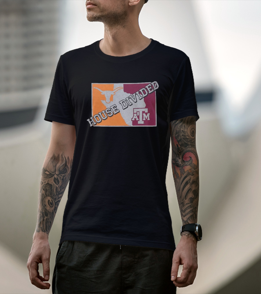 Texas A&M House Divided Longhorns T-Shirt