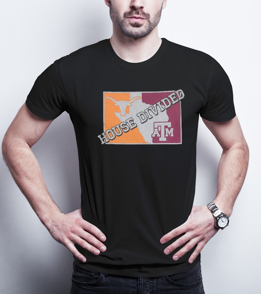 Texas A&M House Divided Longhorns T-Shirt