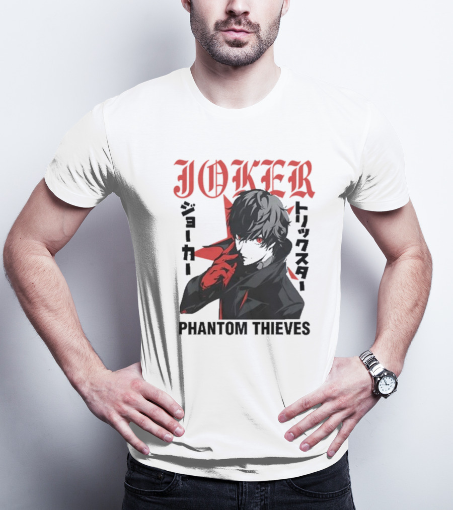 Joker Phantom Thieves Persona 5 Stylized Character T-Shirt