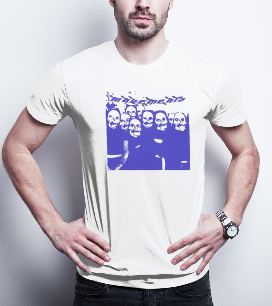 Movements Skeleton Mask Group Afraid To Die T-Shirt