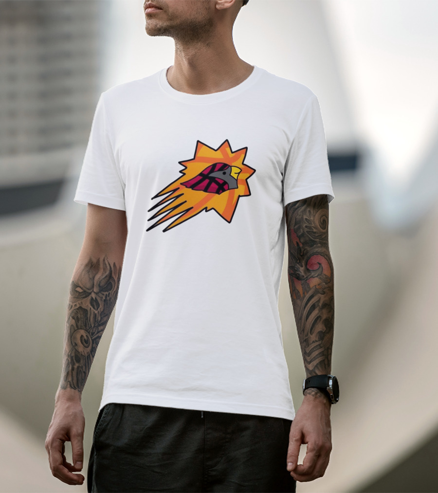 NFL NBA Cardinals Phoenix Suns Logo Mashup Combine T-Shirt