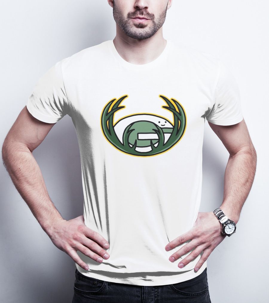 NFL Packers Brewers Logo Mashup Combine T-Shirt
