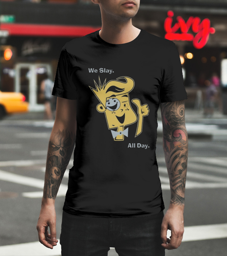 FGTeeV We Slay All Day Shiny Smiling Face Thumbs Up T-Shirt