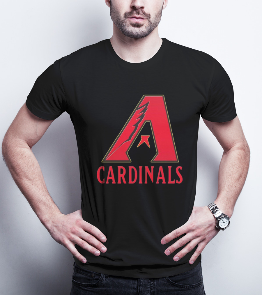 Arizona Cardinals Diamondbacks Mashup NFL MLB T-Shirt