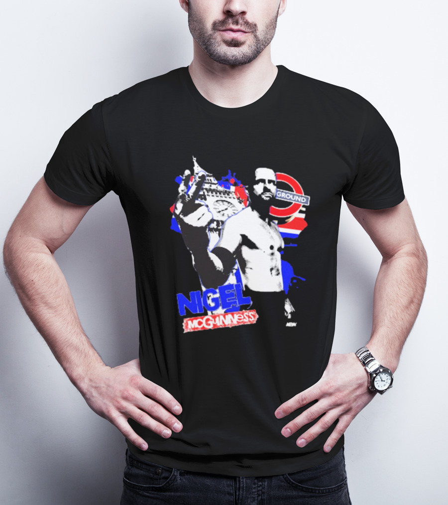 Nigel McGuinness Underground London Icon AMW T-Shirt