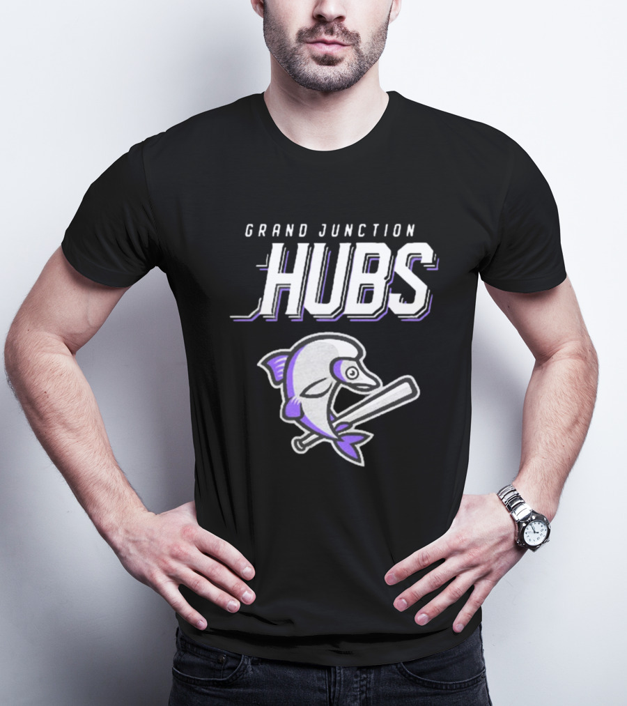 Grand Junction Hubs Baseball Dolphin T-Shirt