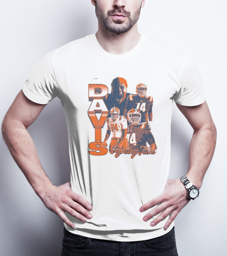 Davis Illinois Fighting Illini Week 6 74 14 T-Shirt
