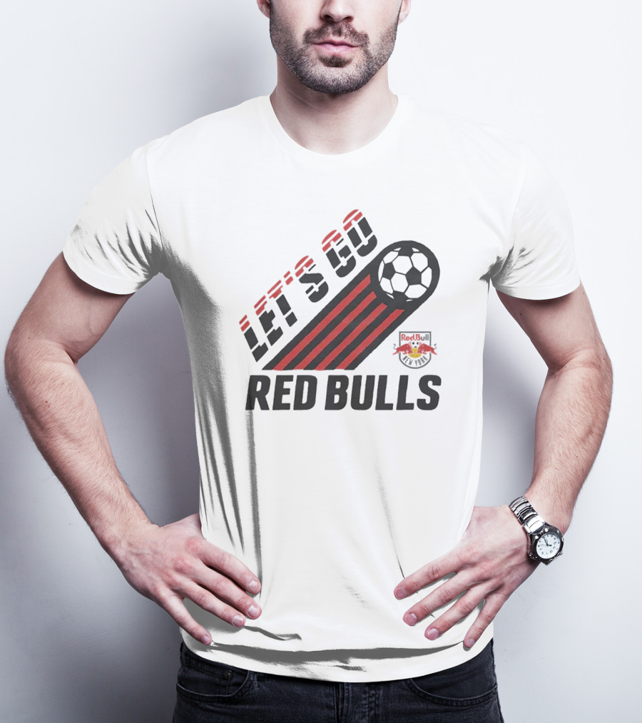 New York Red Bulls Let's Go Soccer Ball T-Shirt