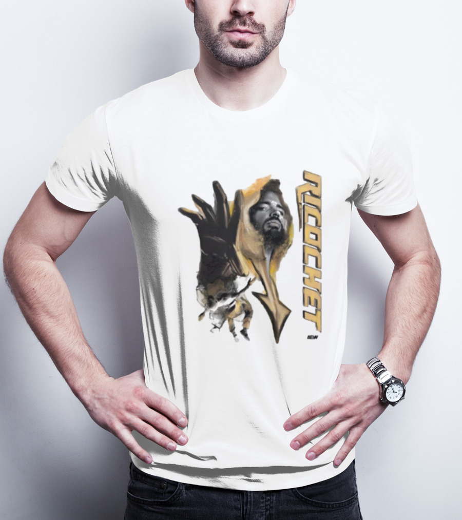 Ricochet AEW Unstoppable Iconic Presence T-Shirt