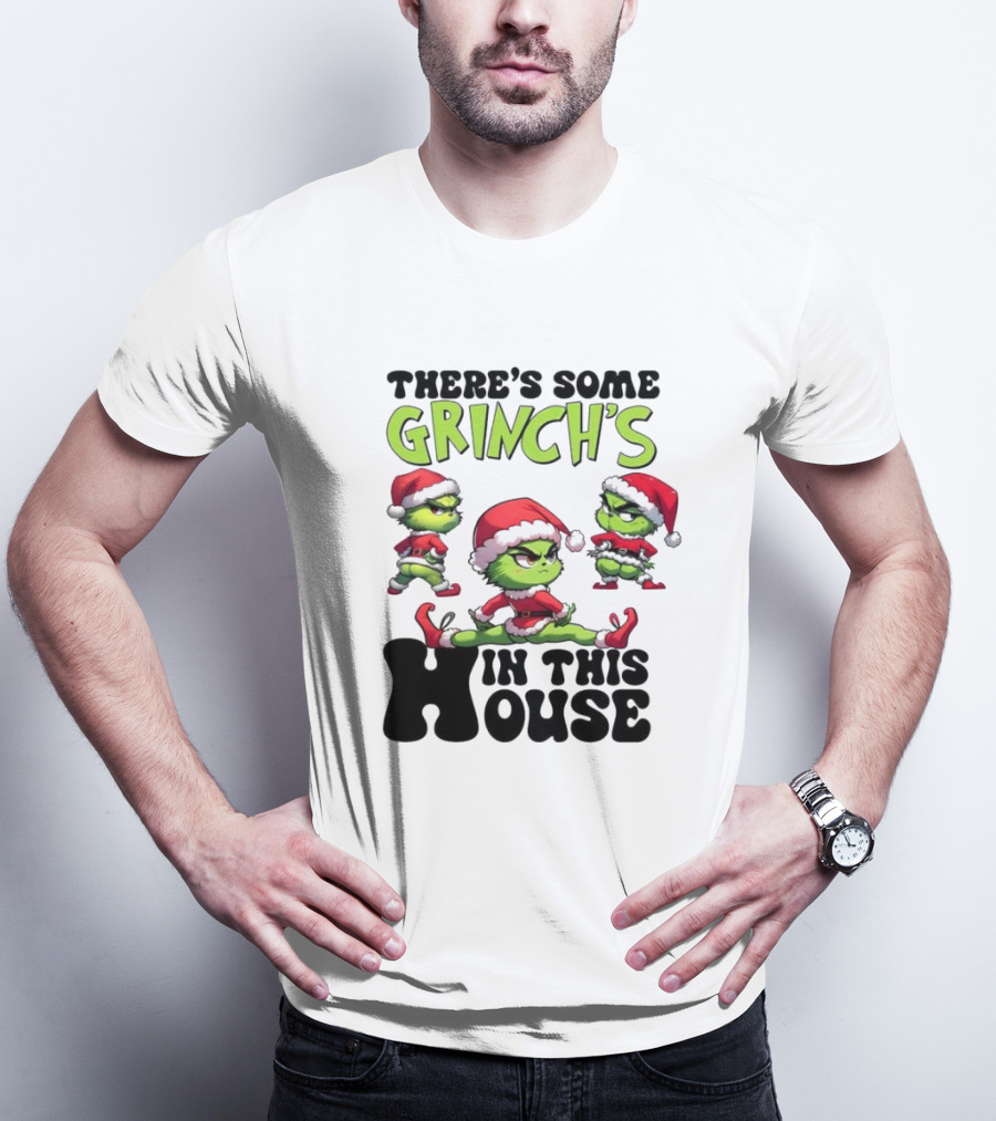 Grinch's Dance Party In This House Christmas T-Shirt