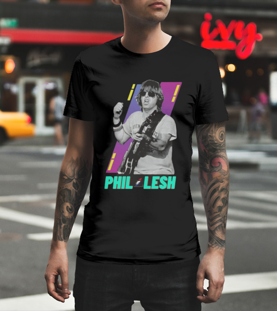 PHIL LESH Grateful Dead Bassist Vintage Rock Music T-Shirt