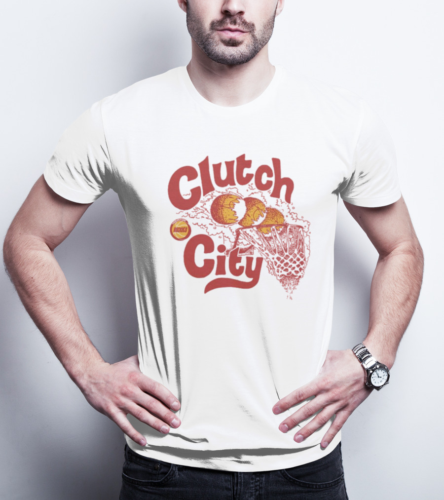 Houston Rockets HWC Clutch City Basketball Splash T-Shirt