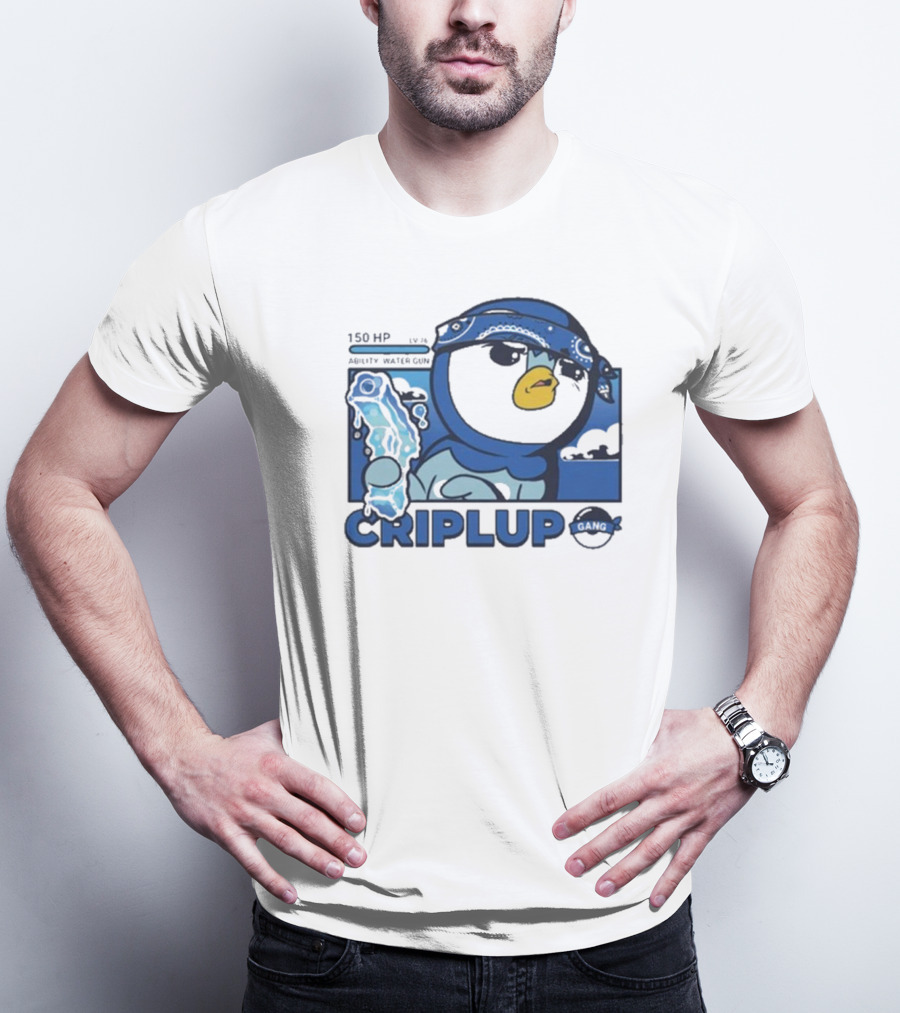 Impjcomics Criplup Gang Ability Water Gun Comic 150 HP T-Shirt