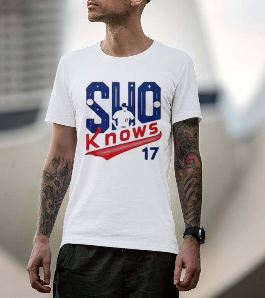 Los Angeles SHO Knows 17 Shohei Ohtani Baseball Player T-Shirt
