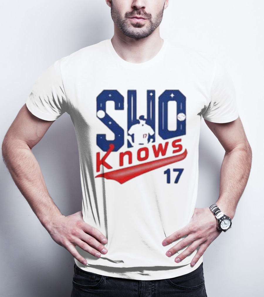 Los Angeles SHO Knows 17 Shohei Ohtani Baseball Player T-Shirt
