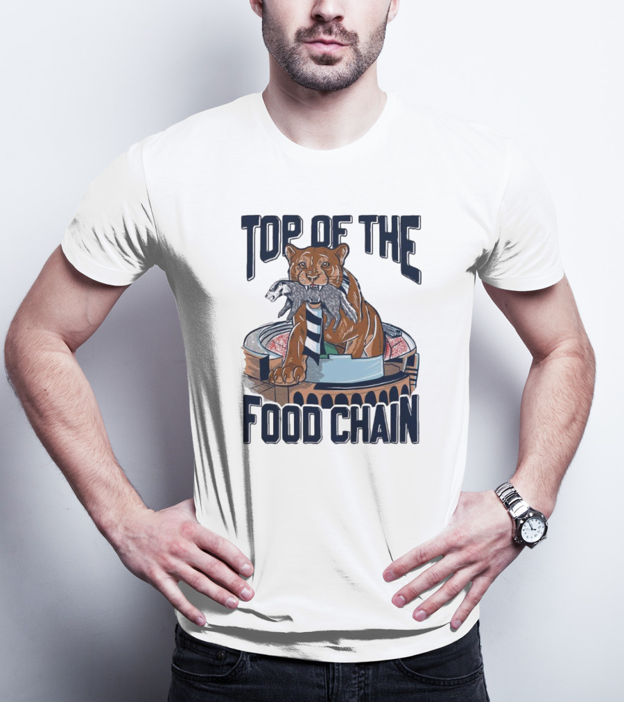 Top Of The Food Chain Penn State Nittany Lions Wisconsin Badgers Stadium Battle T-Shirt