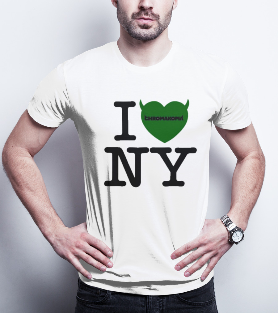 I Love Chromakopia NY Devil Heart T-Shirt