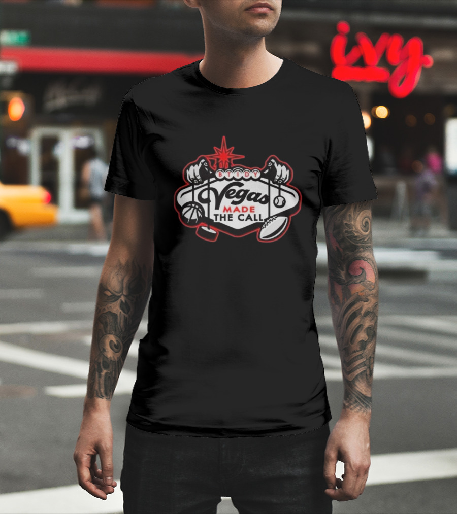Btidy Vegas Made The Call Sports Iconic T-Shirt