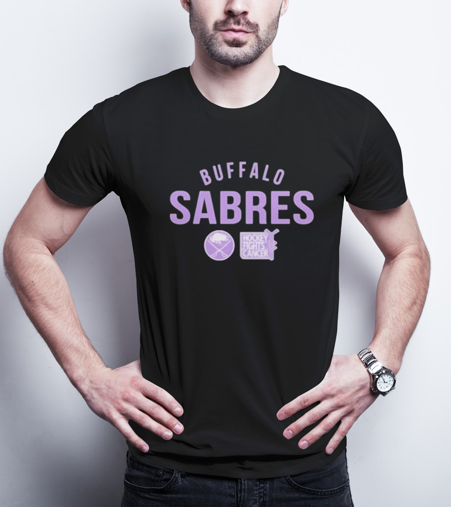 Buffalo Sabres Hockey Fights Cancer T-Shirt