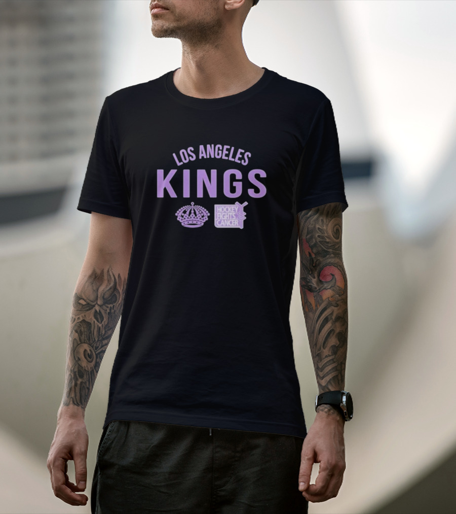 Los Angeles Kings Hockey Fights Cancer Richmond Resilient T-Shirt