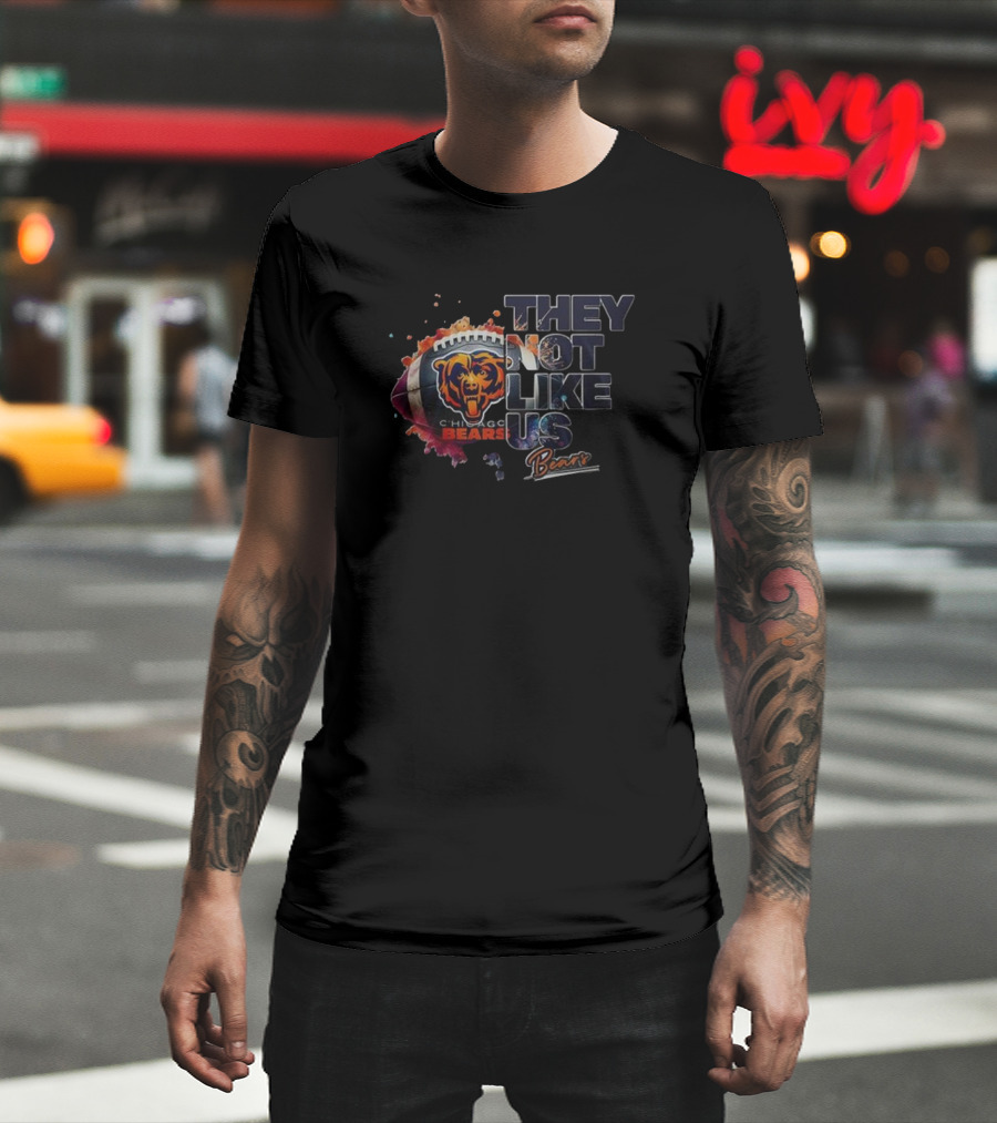 Chicago Bears NFL They Not Like Us Bears T-Shirt