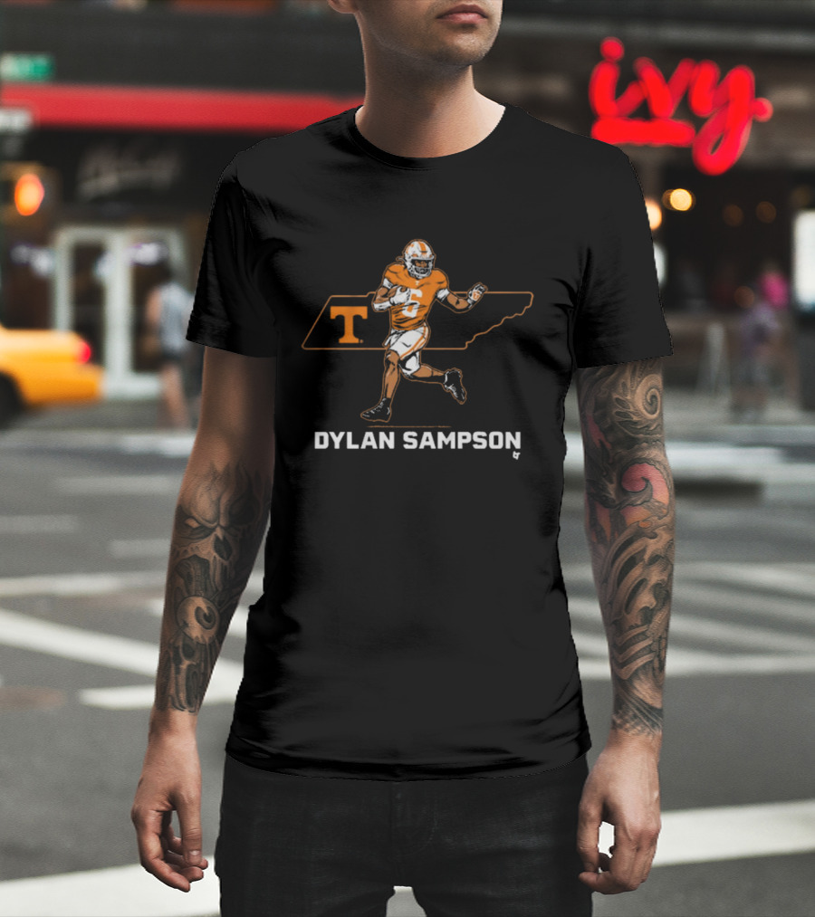 Tennessee Volunteers Football Dylan Sampson T State NCAA T-Shirt