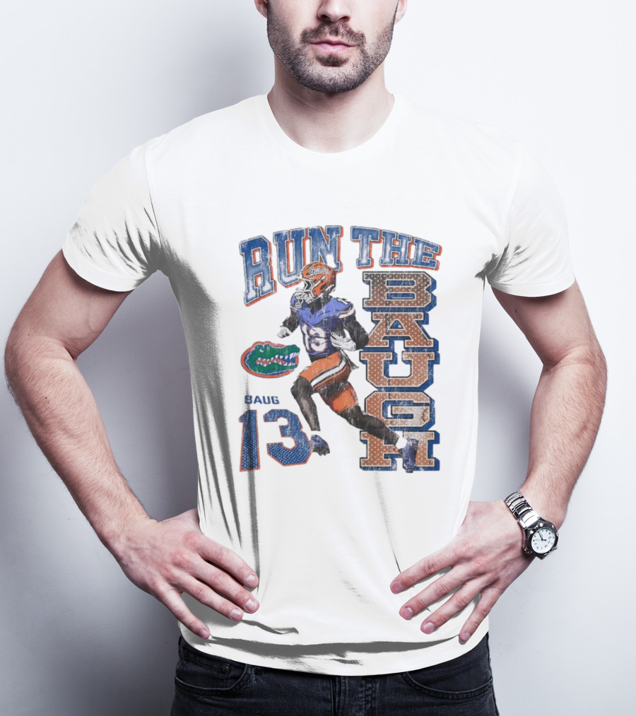 Run The Baugh Florida Gators Baug 13 Vintage T-Shirt