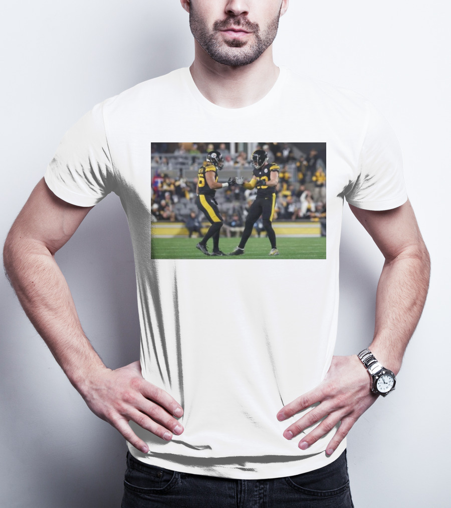 Pittsburgh Steelers T.J. Watt And Alex Highsmith Defensive Edge Duo Dominance T-Shirt