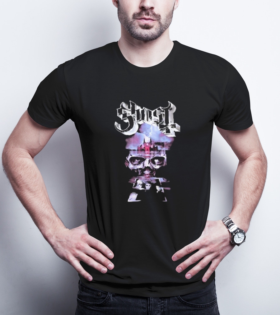 Ghost Lightning Skull Back Street Legacy T-Shirt