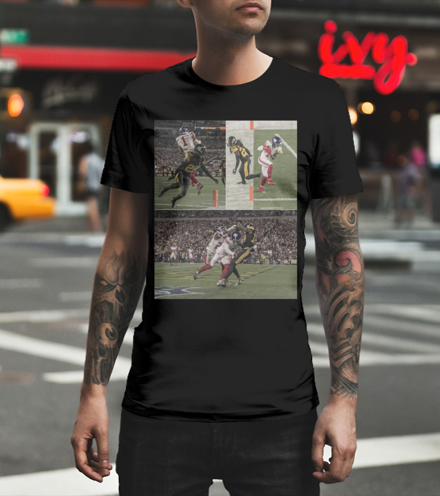 Malik Nabers George Pickens Both Close Scoring Touchdowns Football Moments T-Shirt
