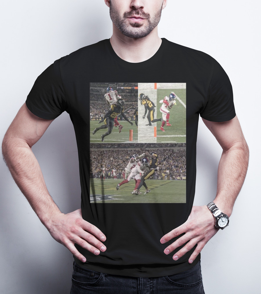 Malik Nabers George Pickens Both Close Scoring Touchdowns Football Moments T-Shirt