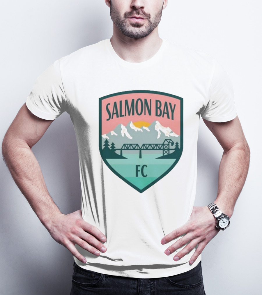 Ballard FC Salmon Bay FC Salmon Bay Mountain Bridge Vintage T-Shirt