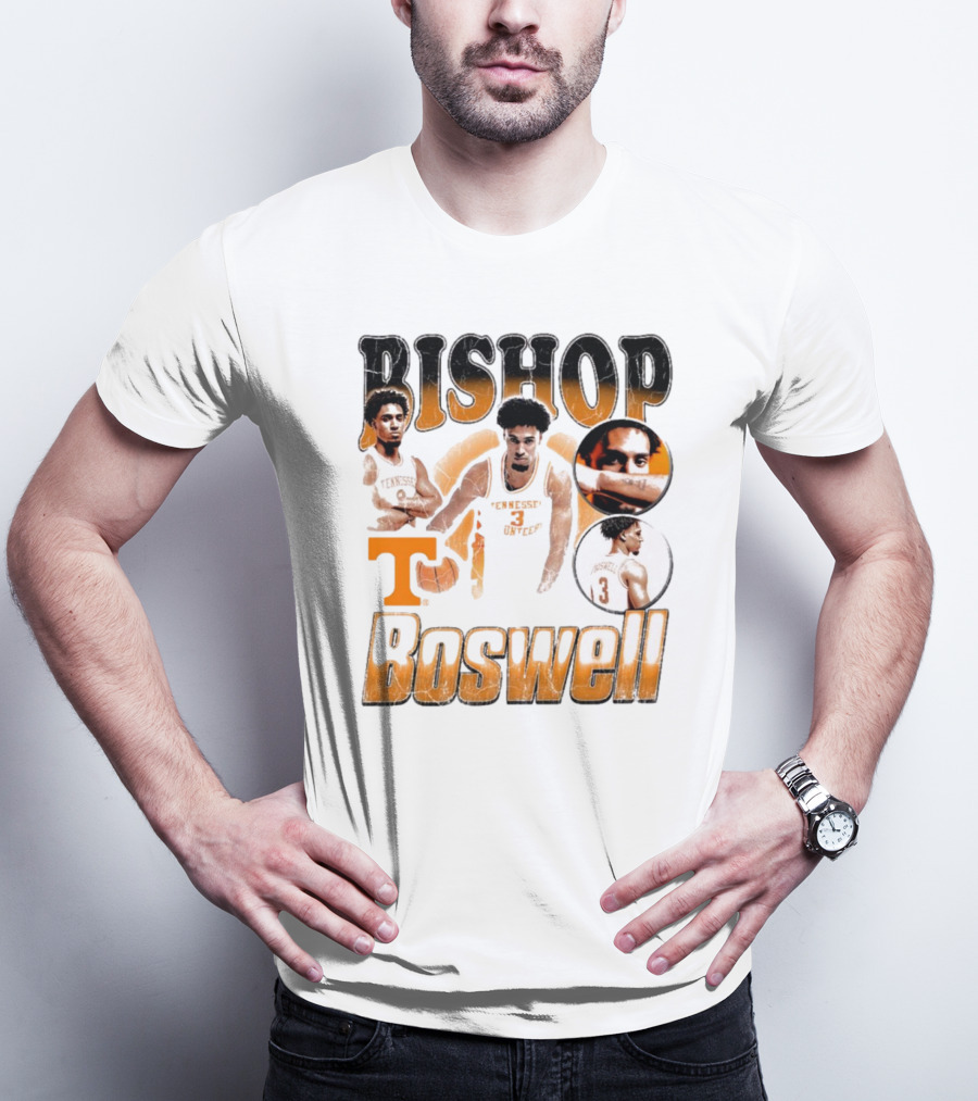 Bishop Boswell Tennessee Vols Basketball Retro 90s T-Shirt