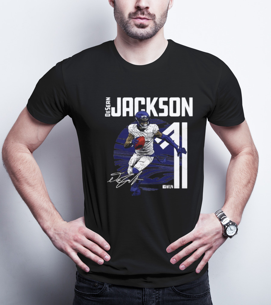 DeSean Jackson NFLPA Signature Baltimore Ravens Number 11 NFL T-Shirt
