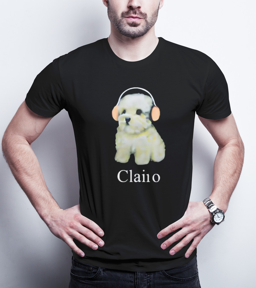 Paul Mescal Clairo Dog With Headphones T-Shirt