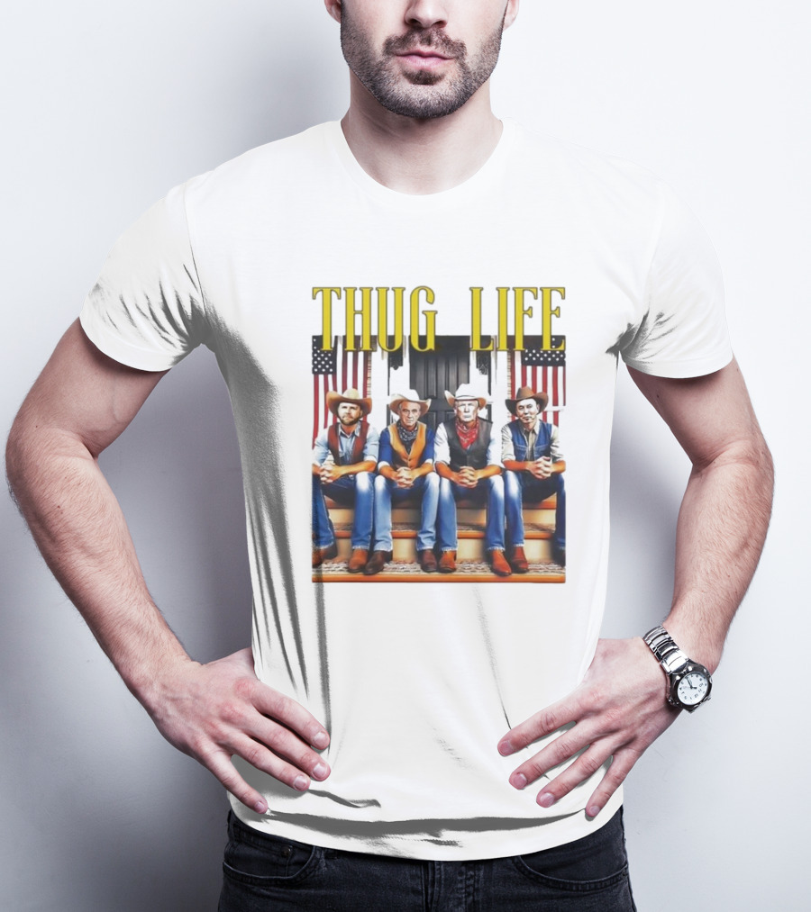 Thug Life Team Cowboys USA T-Shirt