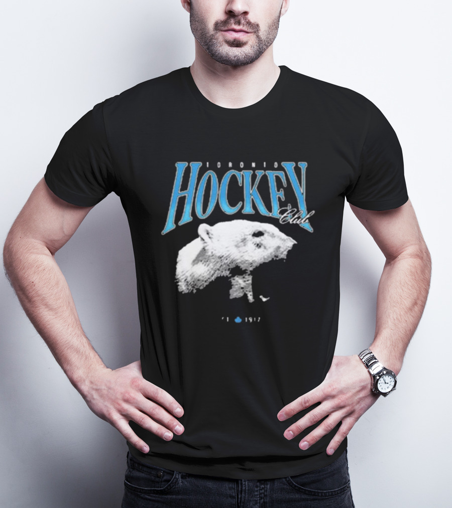 Toronto Hockey Club Est 1917 Flowbuds Vintage Ice Bear T-Shirt