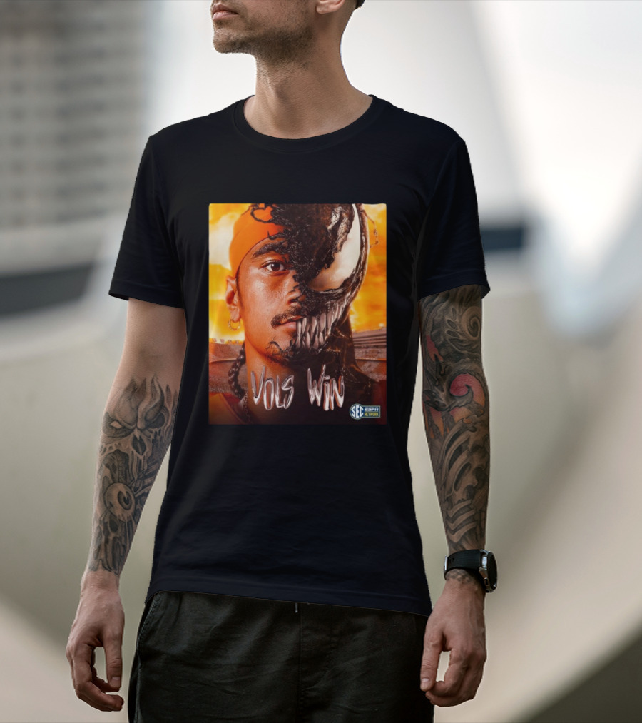 Tennessee Vols Win SEC Network Dark Mode Inspired By Venom T-Shirt