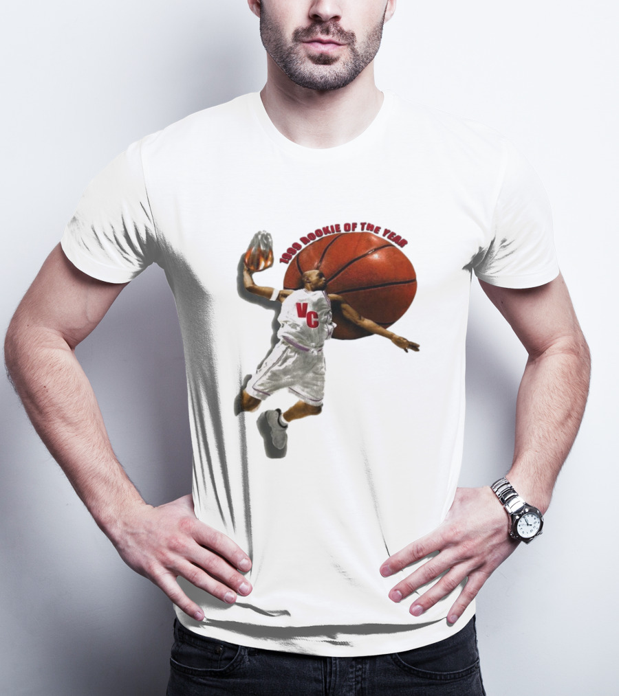 1999 Rookie Of The Year VC Toronto Raptors NBA Signature Vince Carter T-Shirt
