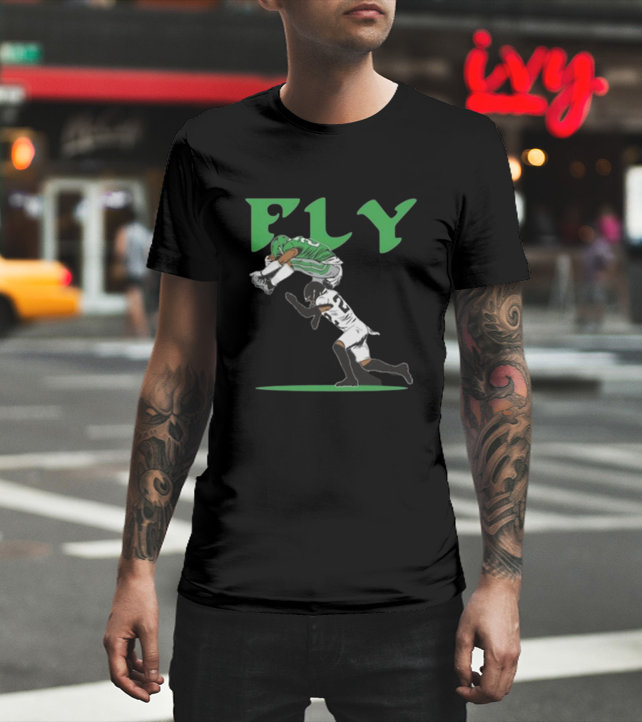 Saquon Barkley Fly No-Look Hurdle T-Shirt