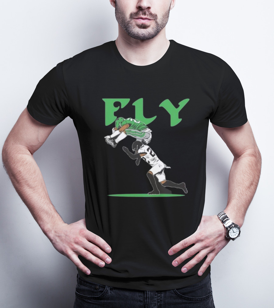 Saquon Barkley Fly No-Look Hurdle T-Shirt