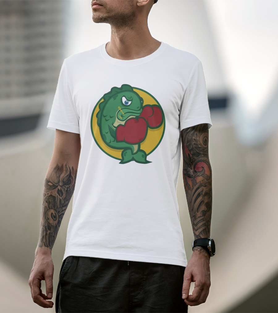 Hookline Sinkers Boxing Fish Icon T-Shirt