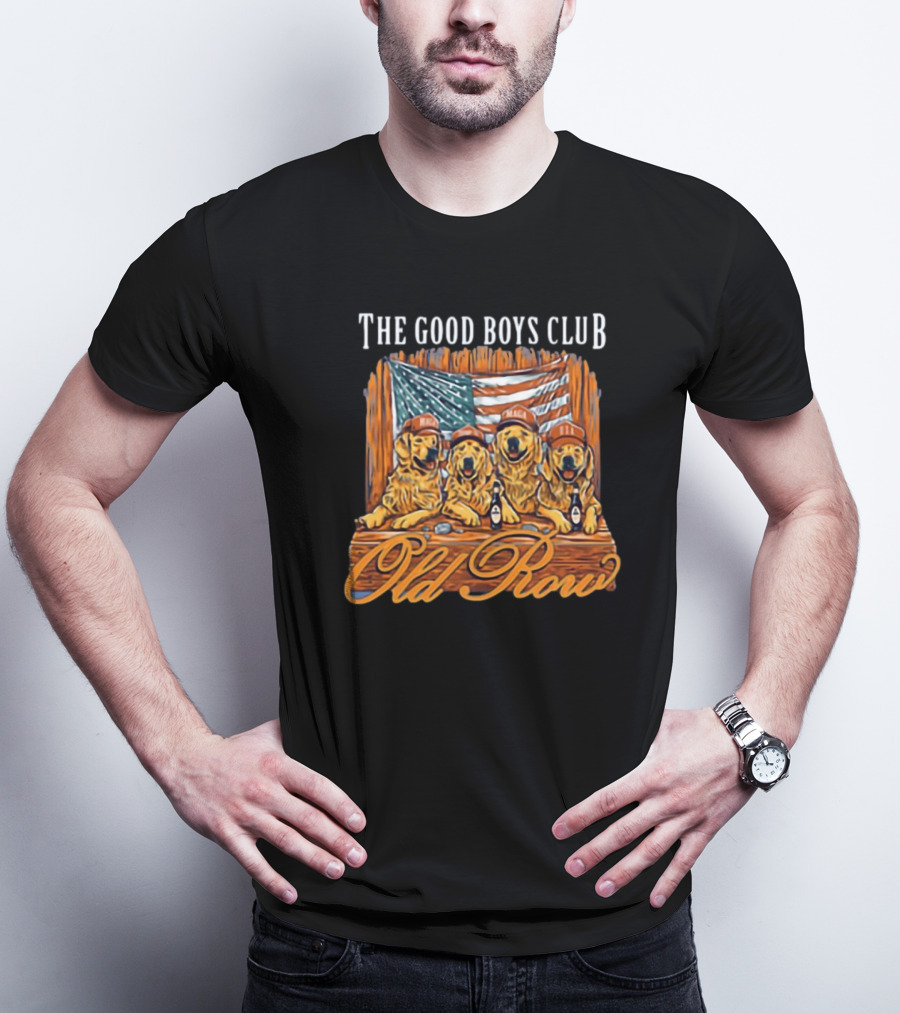 Old Row The Good Boys Club MAGA American Flag T-Shirt