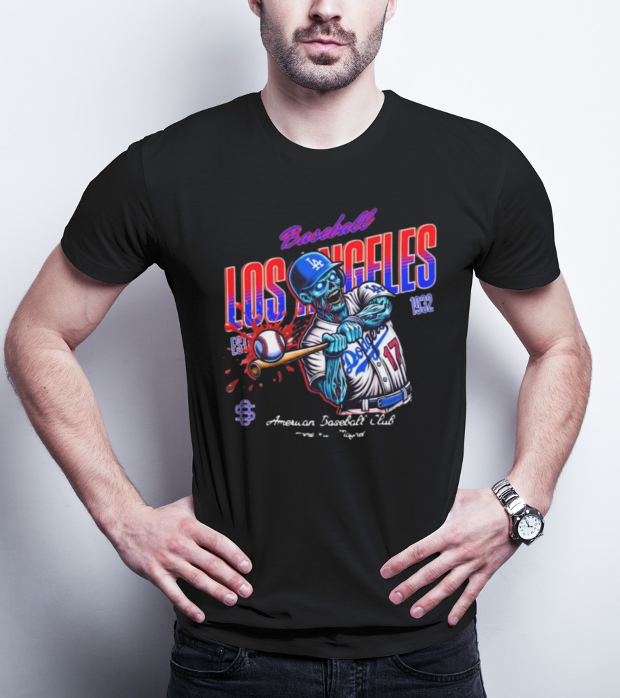 Baseball Los Angeles Dodgers Est 1932 American Baseball Club T-Shirt