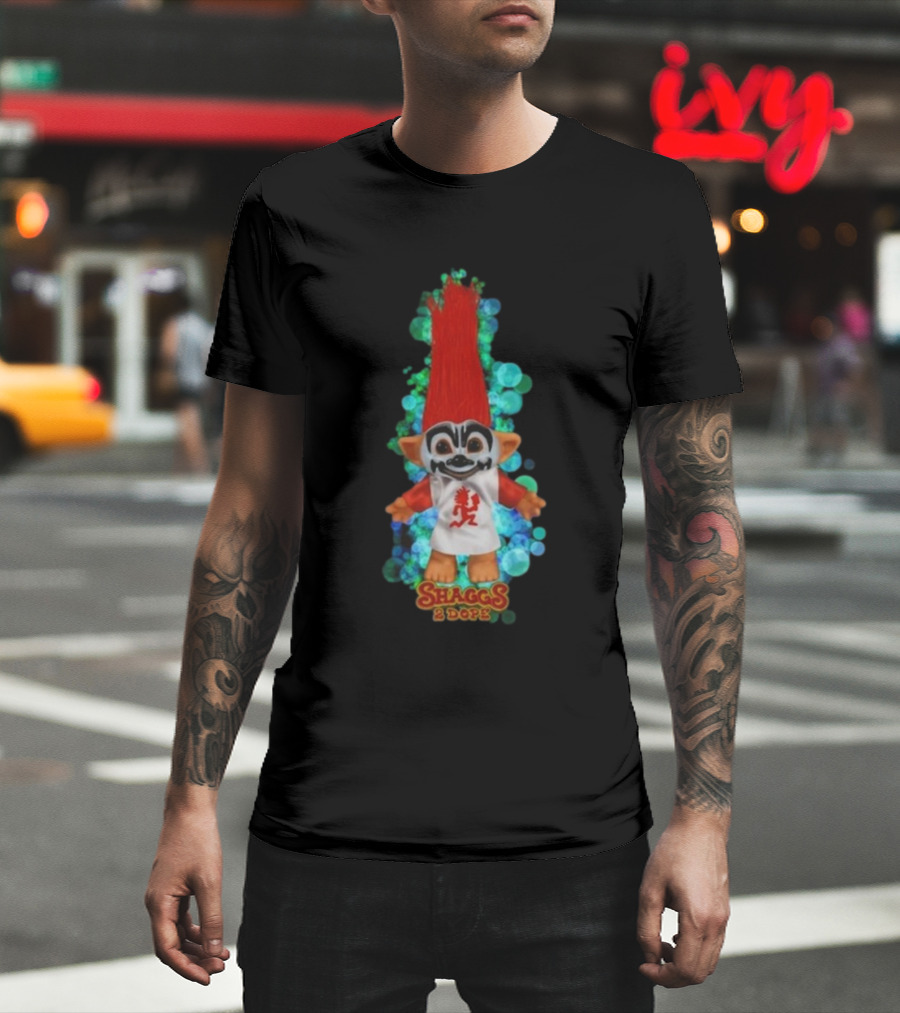 Shaggs 2 Dope Troll Doll With Red Hair And Insane Clown Posse Face Paint T-Shirt