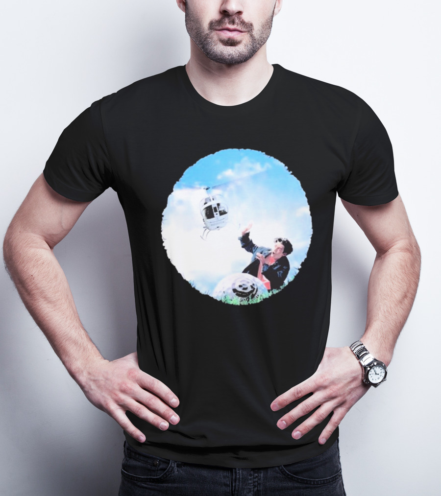 All But 6 Records Helicopter Happy Hunting T-Shirt