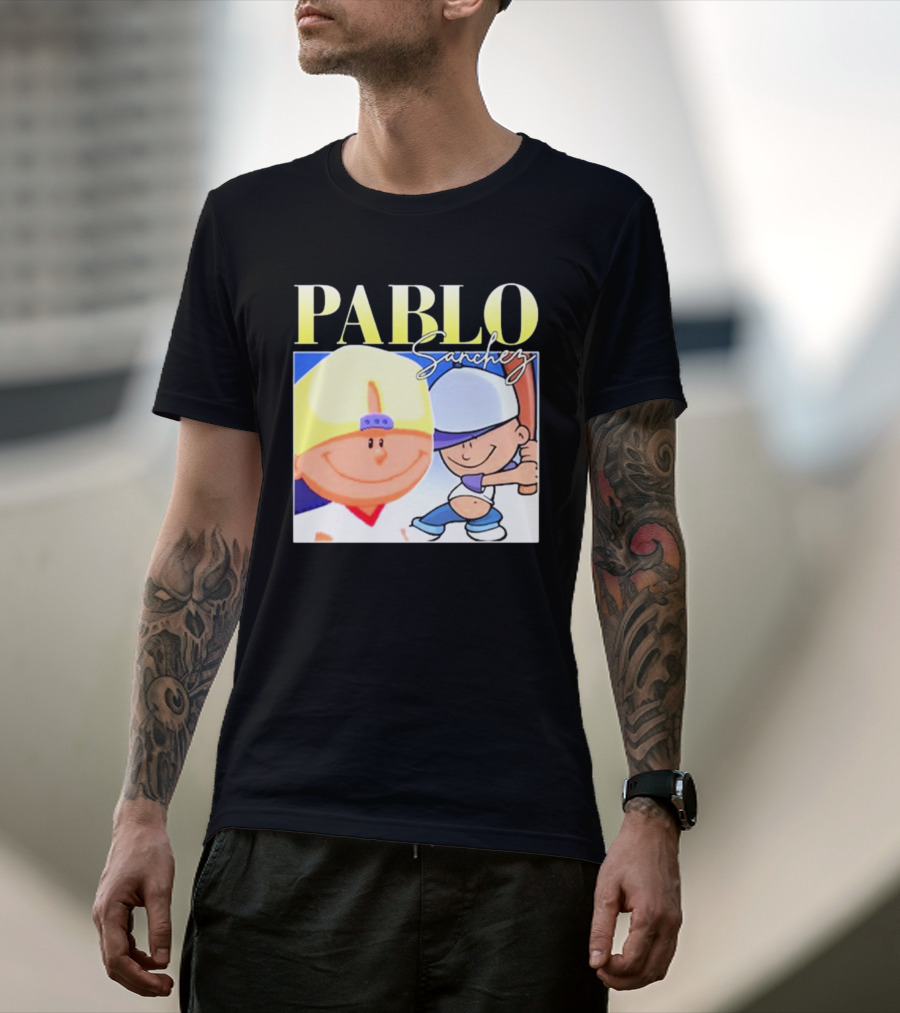 Pablo Sanchez Energy Cartoon Characters Image T-Shirt