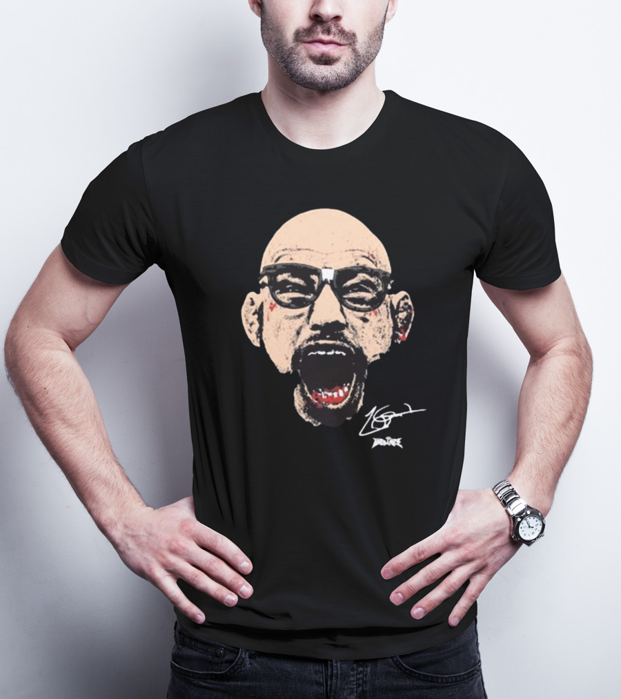 Full Violence Jean Silva Big Face Signature Bold Scream T-Shirt